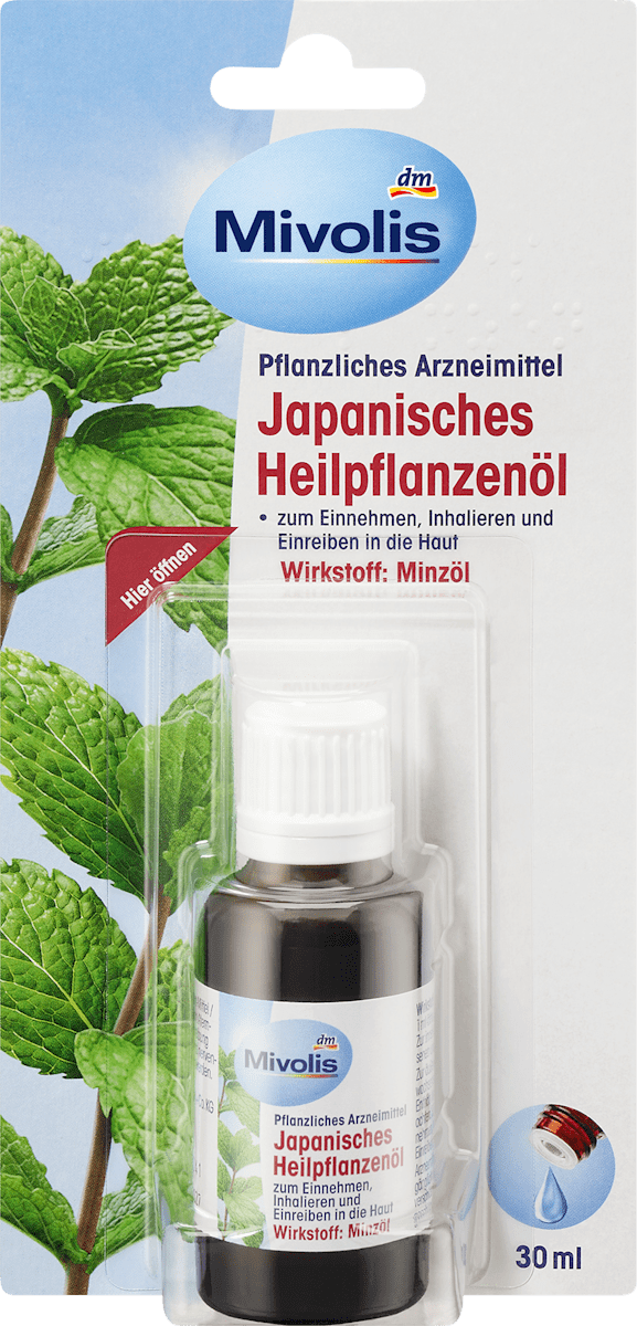Mivolis – Japanese Medicinal Herbal Oil (with Peppermint Oil) 30ml ...